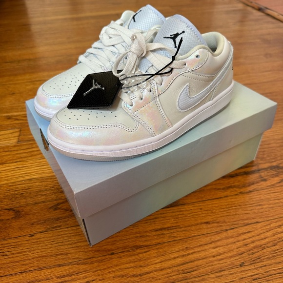 Nike | Shoes | Nike Air Jordan Low Iridescent Sneakers | Poshmark